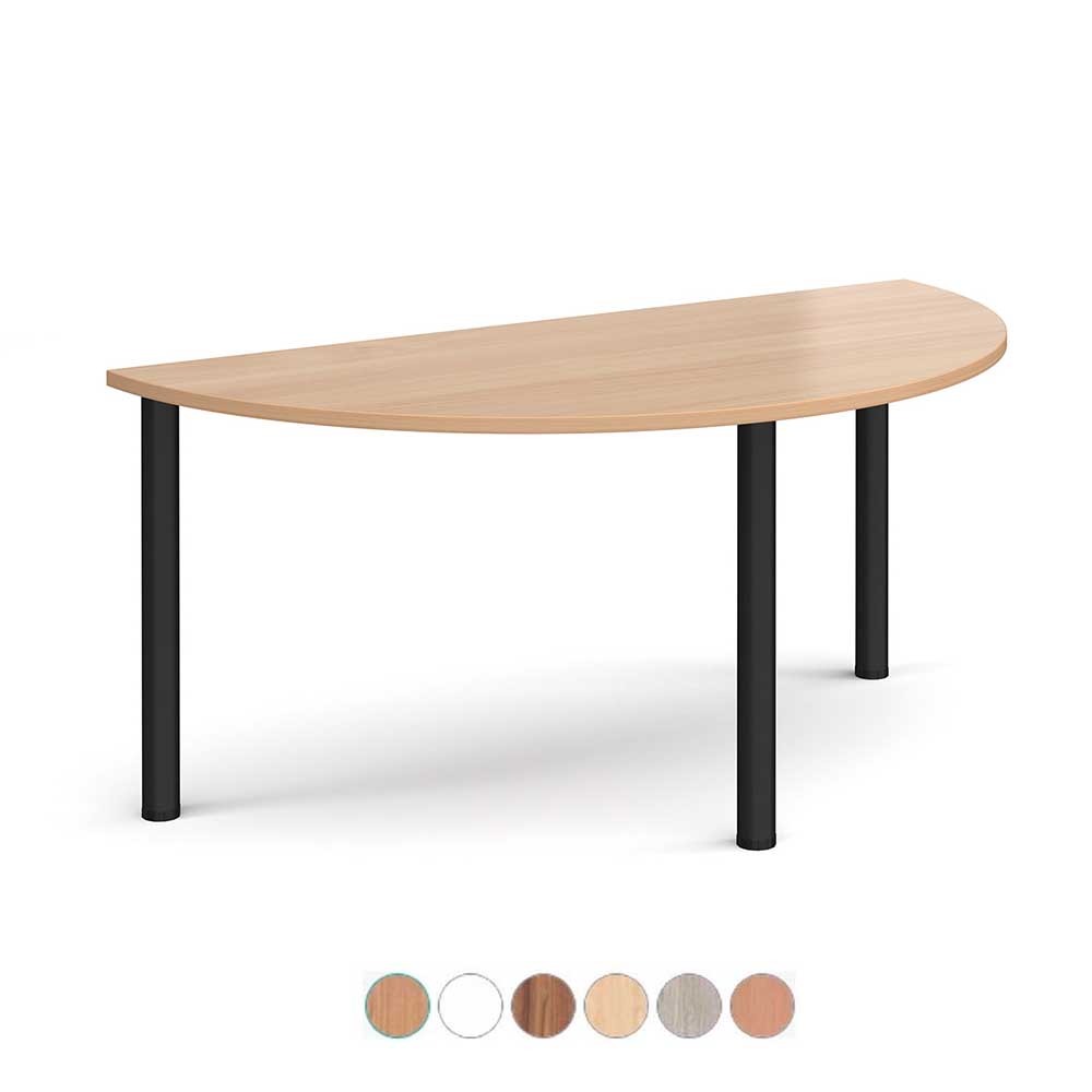 BOSTON Semi Circular Chrome Leg Flexible Meeting Tables - D-DRL1600S