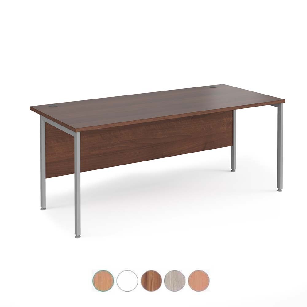 MISTRAL Modern H-Frame Office Desk 800mm Deep