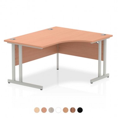ENGLEWOOD Modern White Corner Desks - ENGW-CORNER