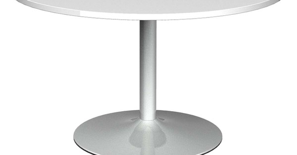 AVON Round 1200mm Wooden Boardroom Tables with Trumpet Base