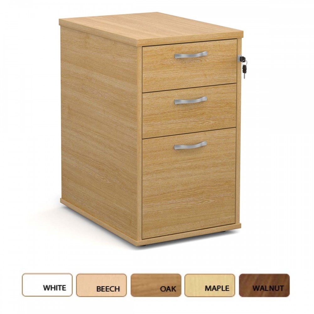 DELUXE 3 Drawer 800mmm Deep Desk High Storage Pedestal - DM-DH8