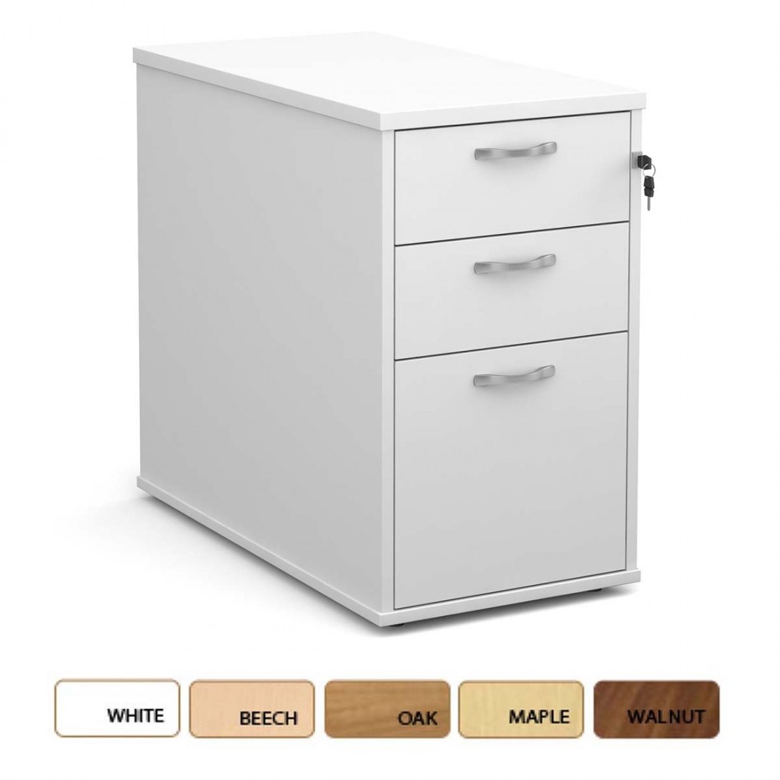 DELUXE 3 Drawer 800mmm Deep Desk High Storage Pedestal - DM-DH8