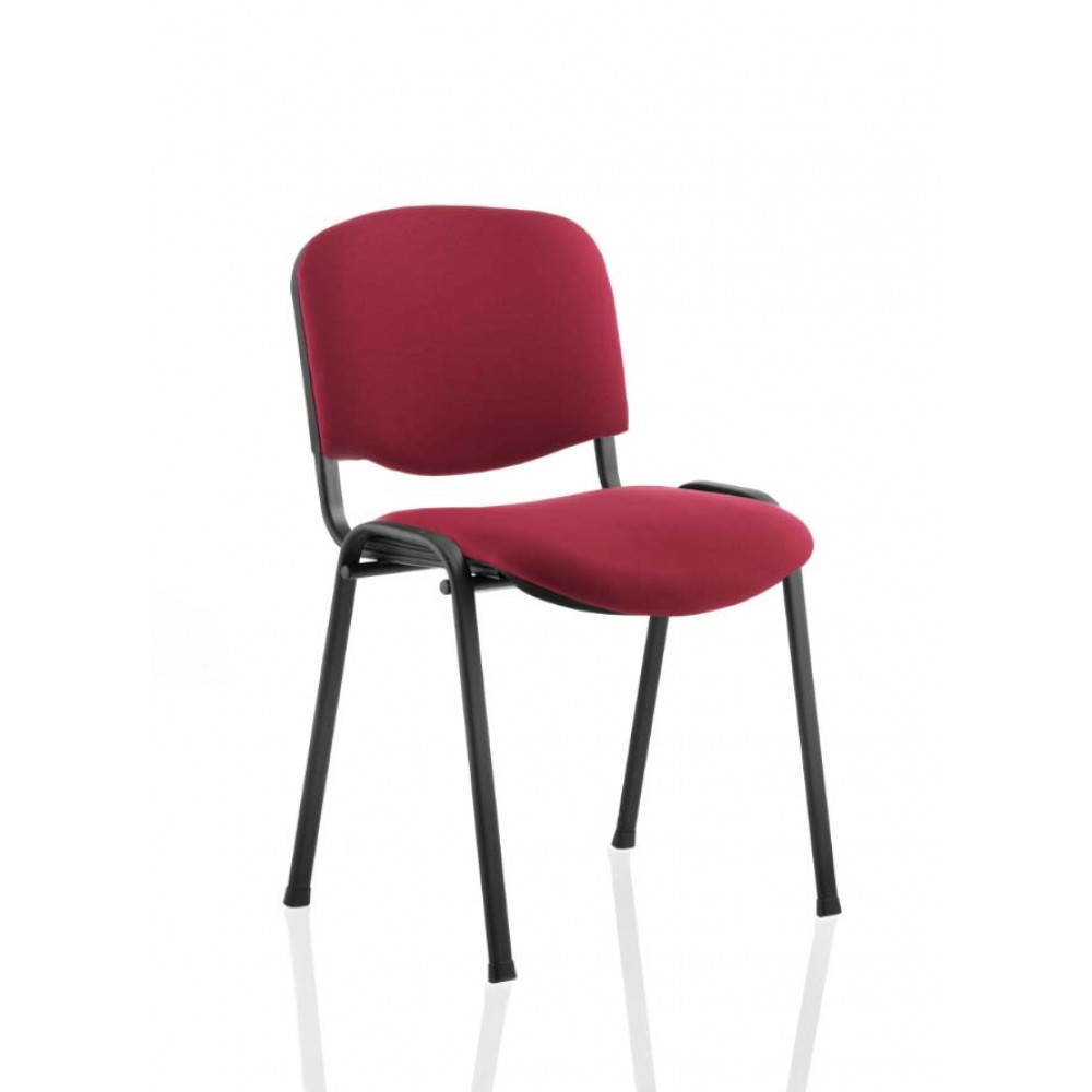 ISO BLACK FRAME Stackable Conference Meeting Room Chairs