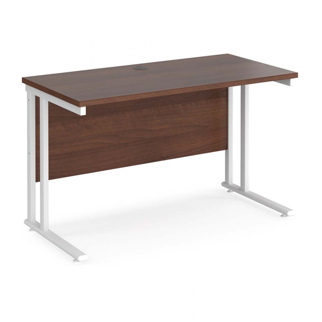 MISTRAL White Cantilever Leg Office Desk 1200x600mm